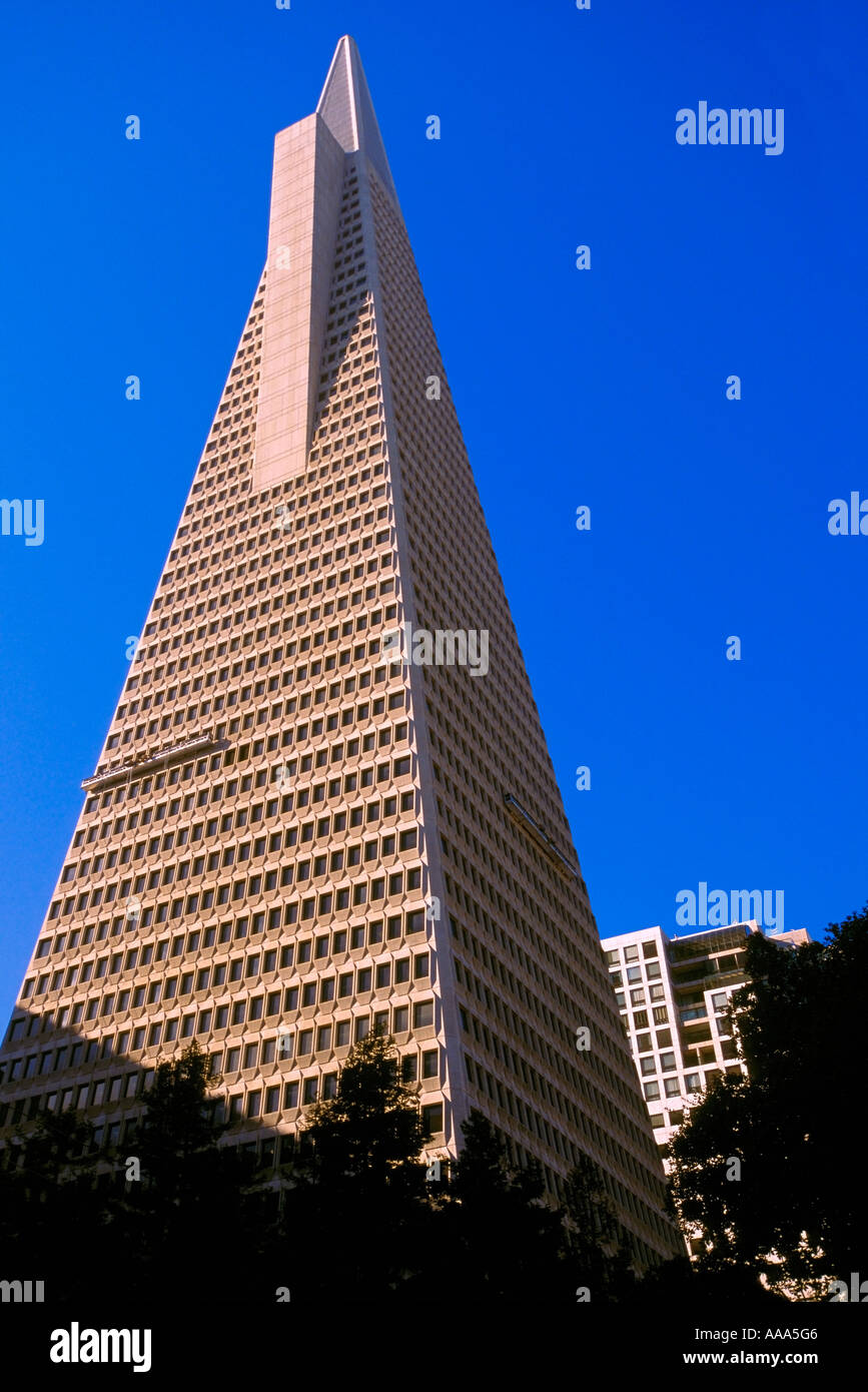 Transamerica Pyramid in Sunset Stock Photo - Alamy