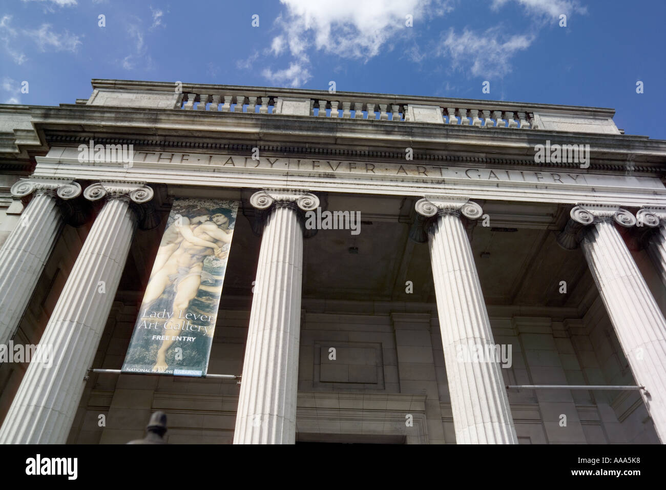 The Lady Lever Art Gallery Columns,facade,Wirral,Cheshire,England,UK,GB ...