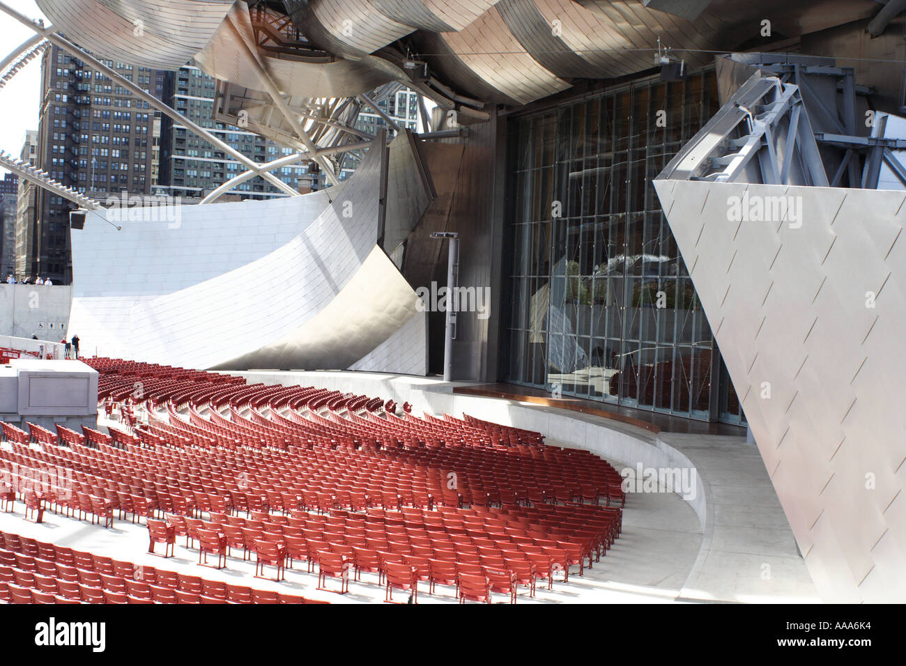 Concert place at Millennium Park Stock Photo - Alamy