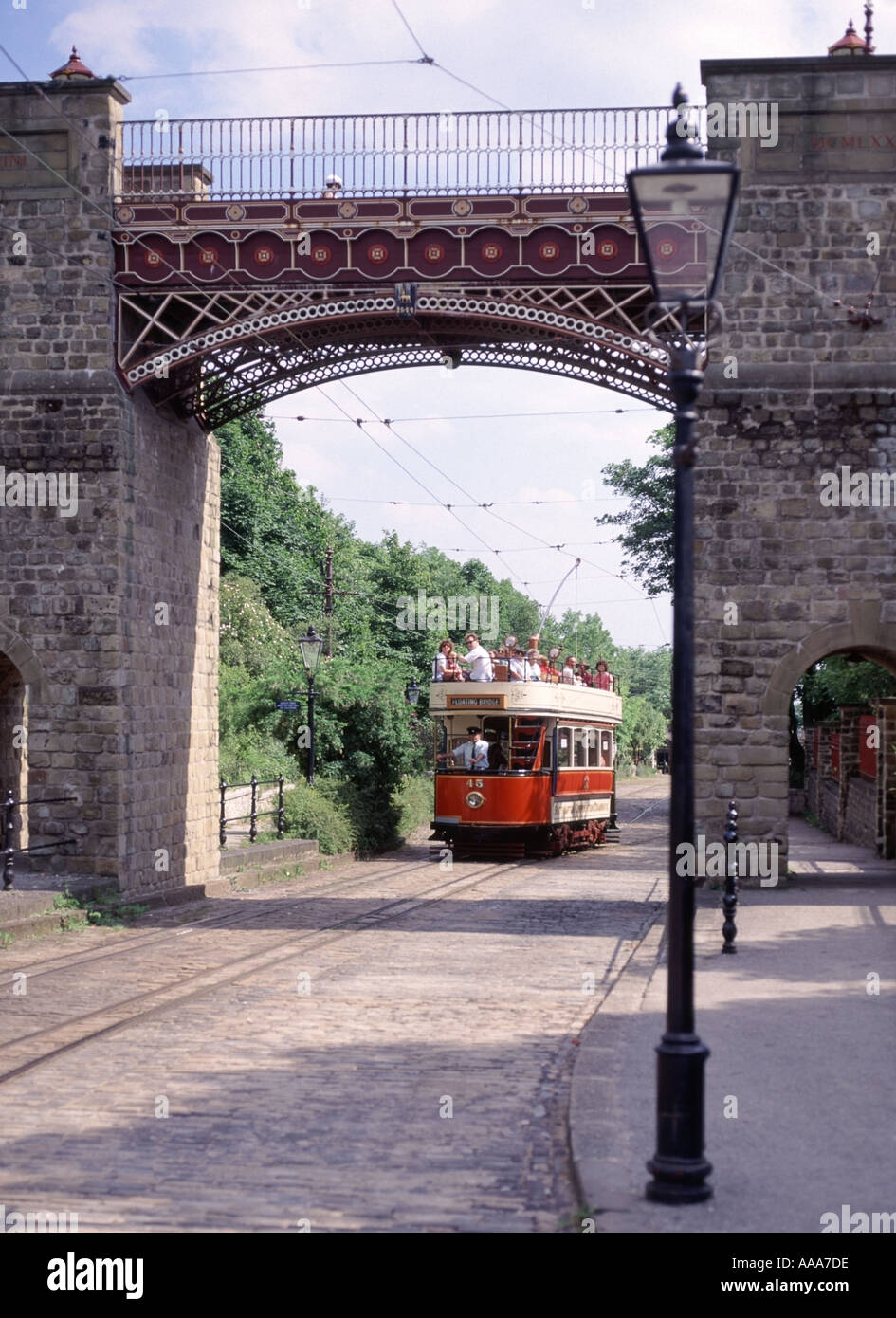 Crich near Matlock Derbyshire Peak District The National Tramway Museum ...