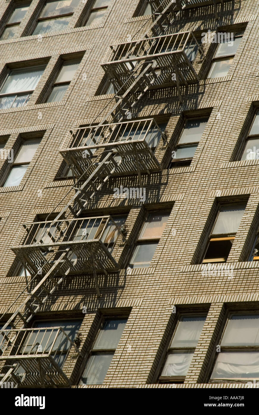 fire escape on building Stock Photo - Alamy