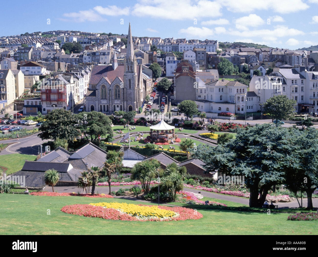 Ilfracombe Devon West Country part of this seaside resort town urban ...