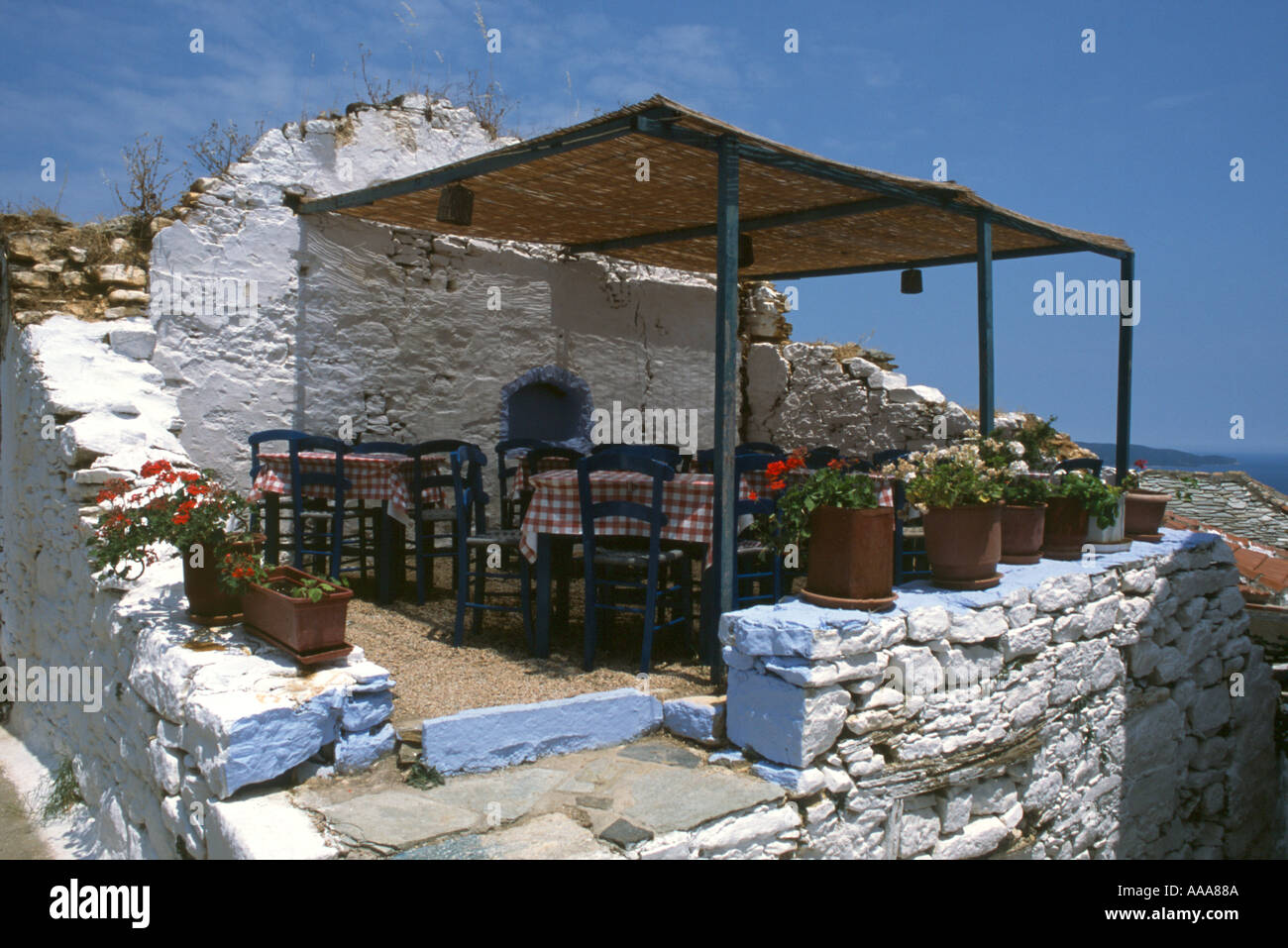 Patitiri old town alonissos greece hi-res stock photography and images ...