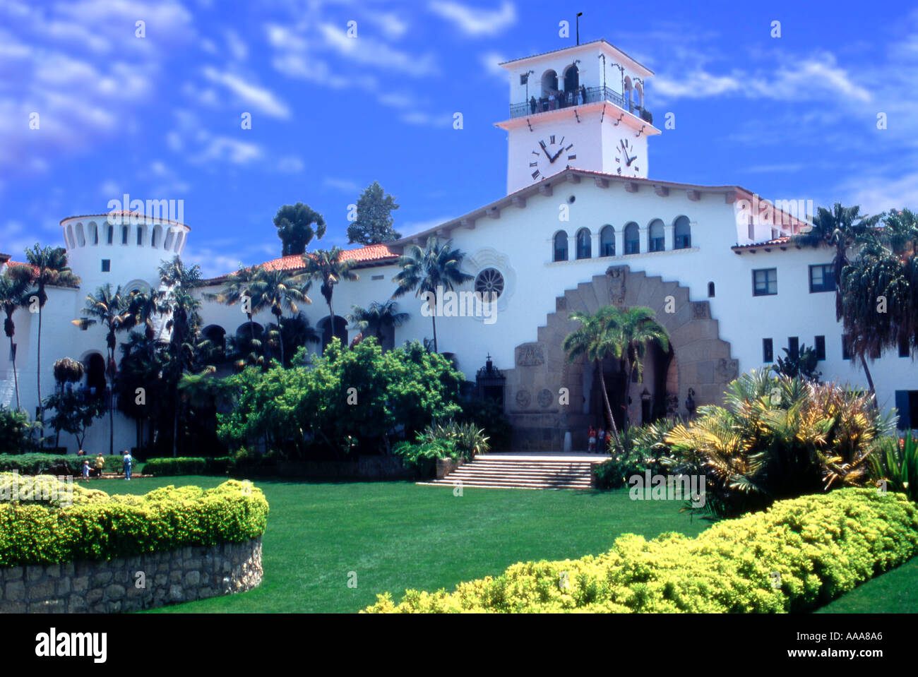 Santa Barbara County courthouse exterior in California Stock Photo - Alamy