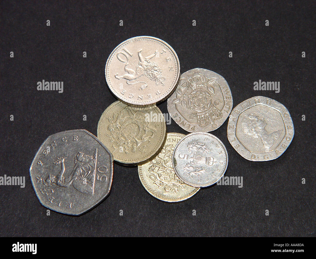 2003 50 pence coin hi-res stock photography and images - Alamy