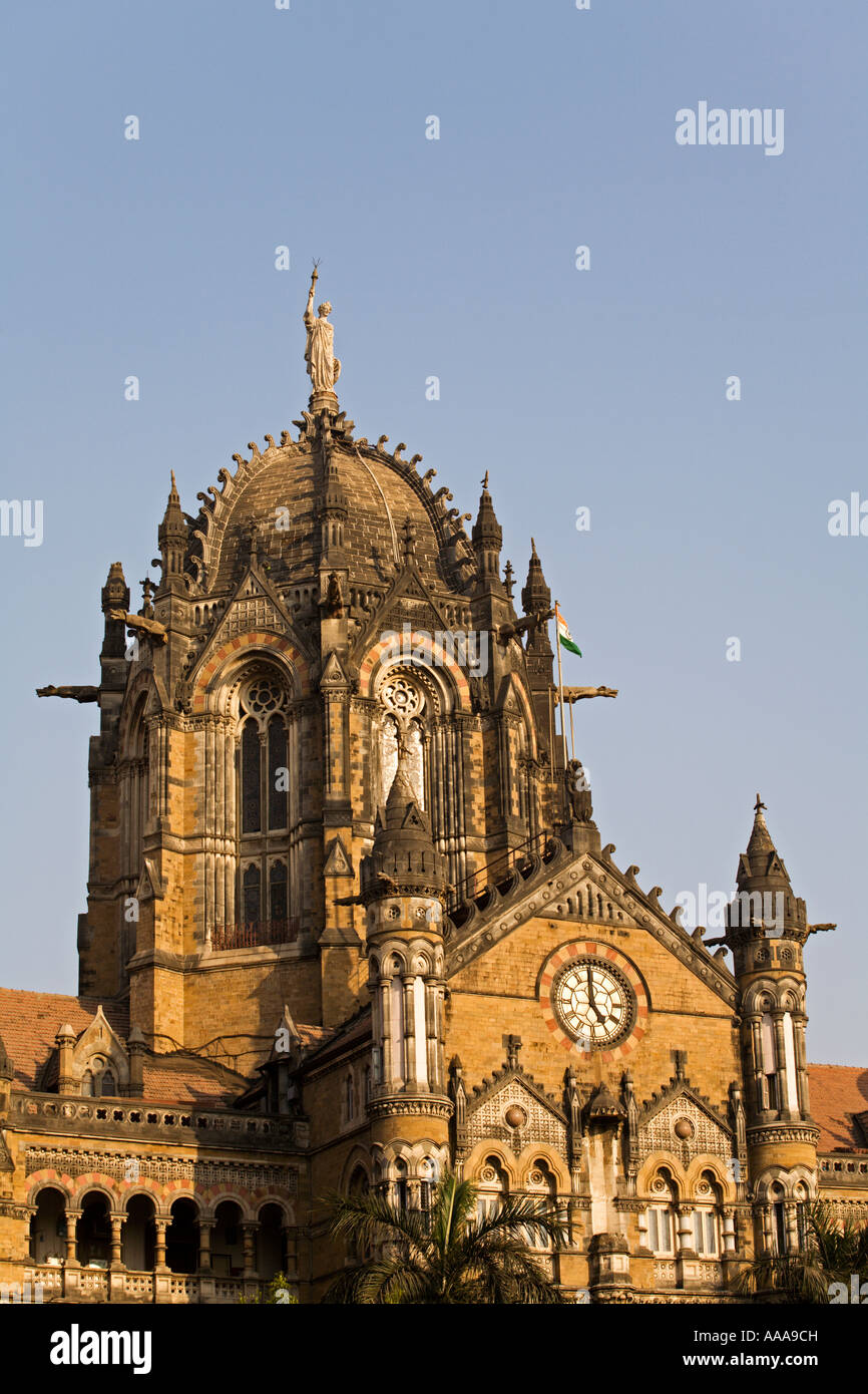 Victoria Terminus now called Chhatrapati Shivaji Terminus built 1887. A ...