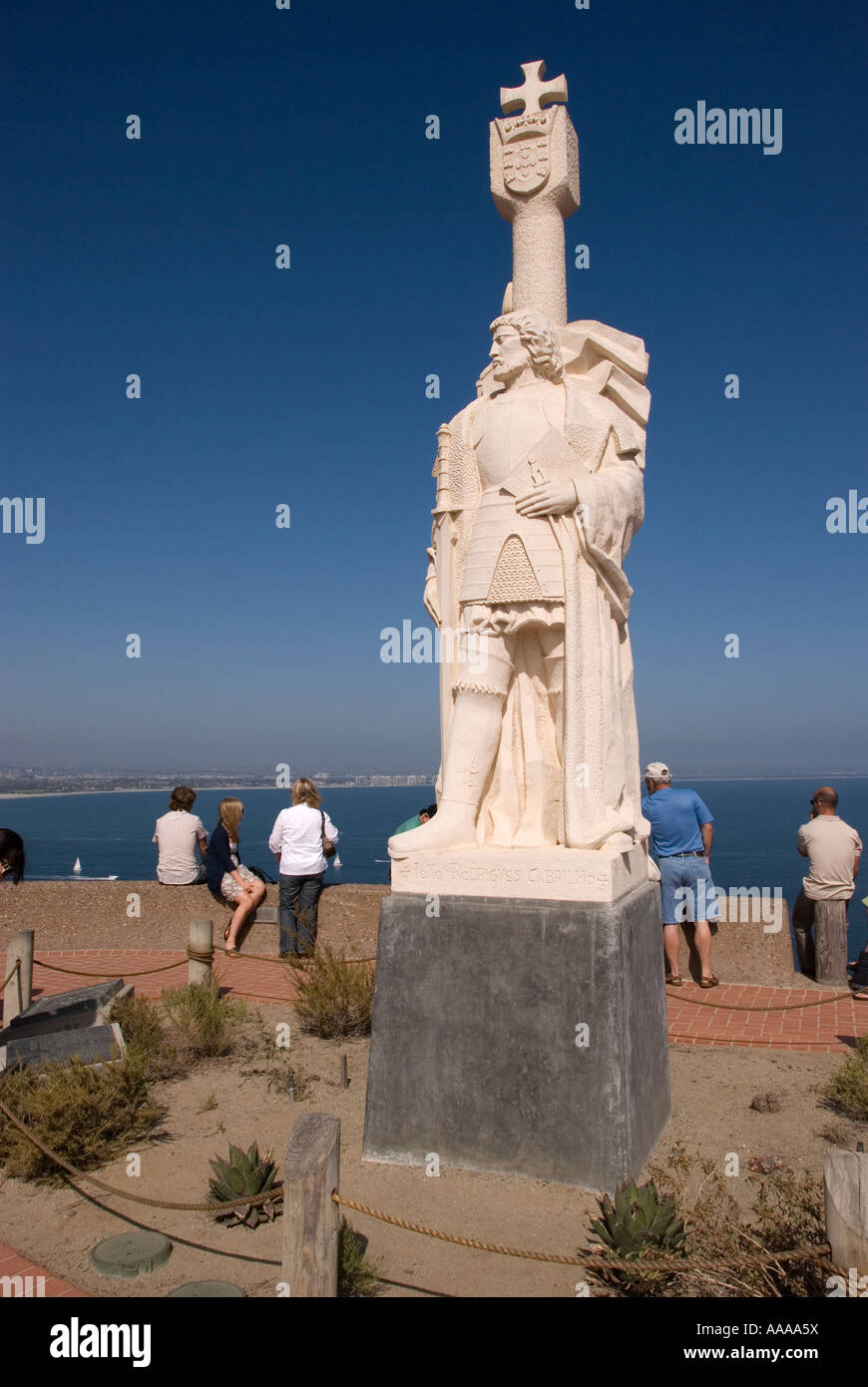 Statue of juan rodriguez cabrillo hi-res stock photography and images ...