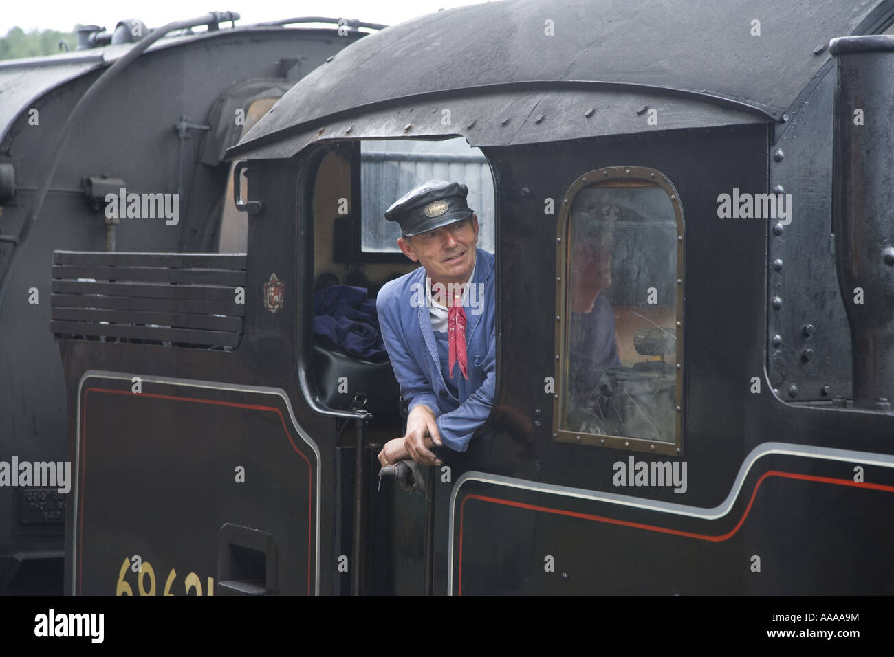 Train Driver North Norfolk Railway Stock Photo - Alamy