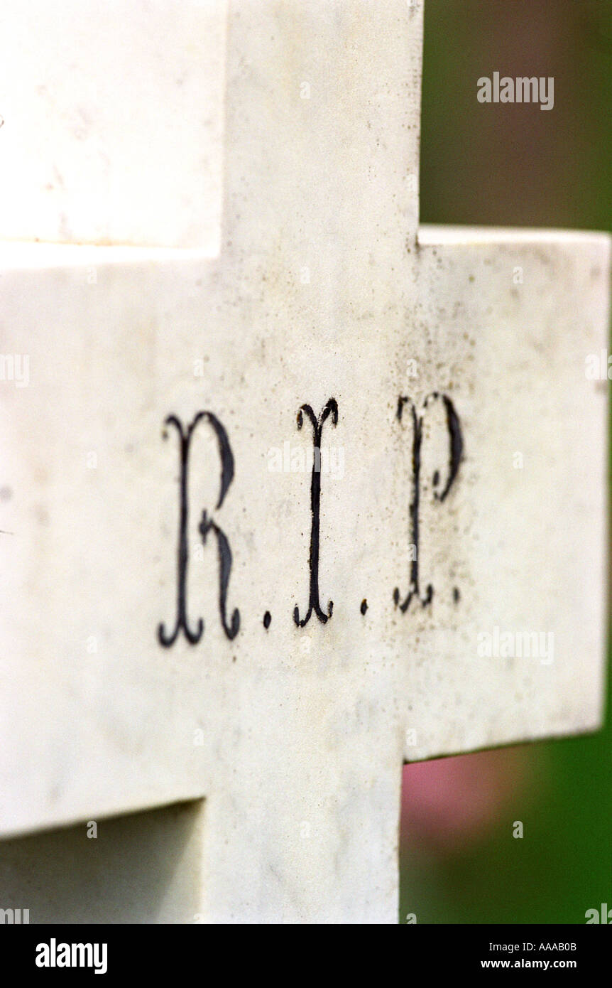 R i p cross hi-res stock photography and images - Alamy
