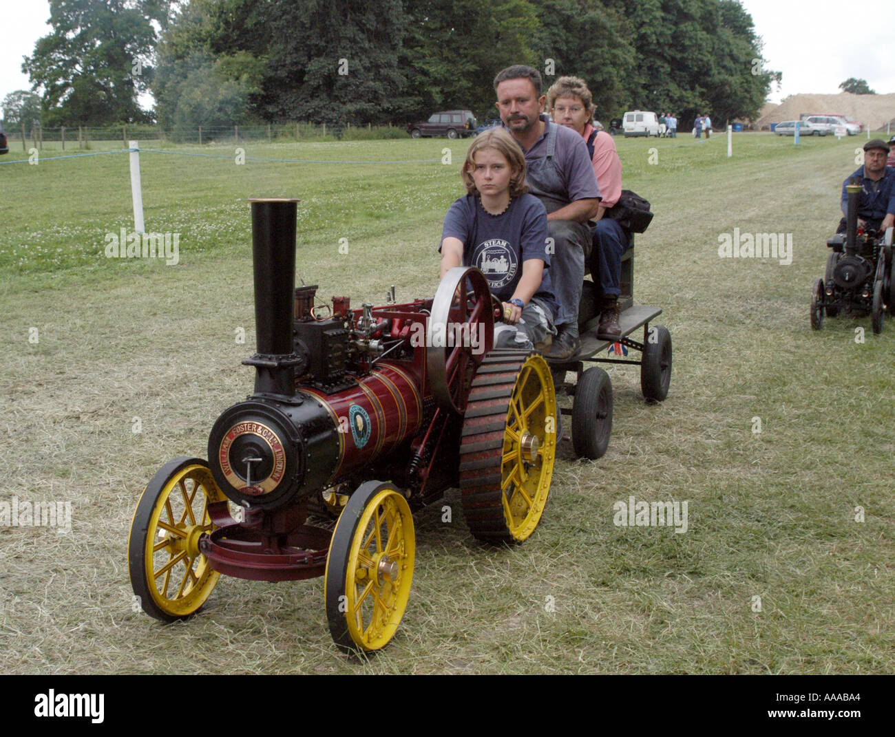 Model steam traction engine on display at the Cotswold show Cheltenham ...