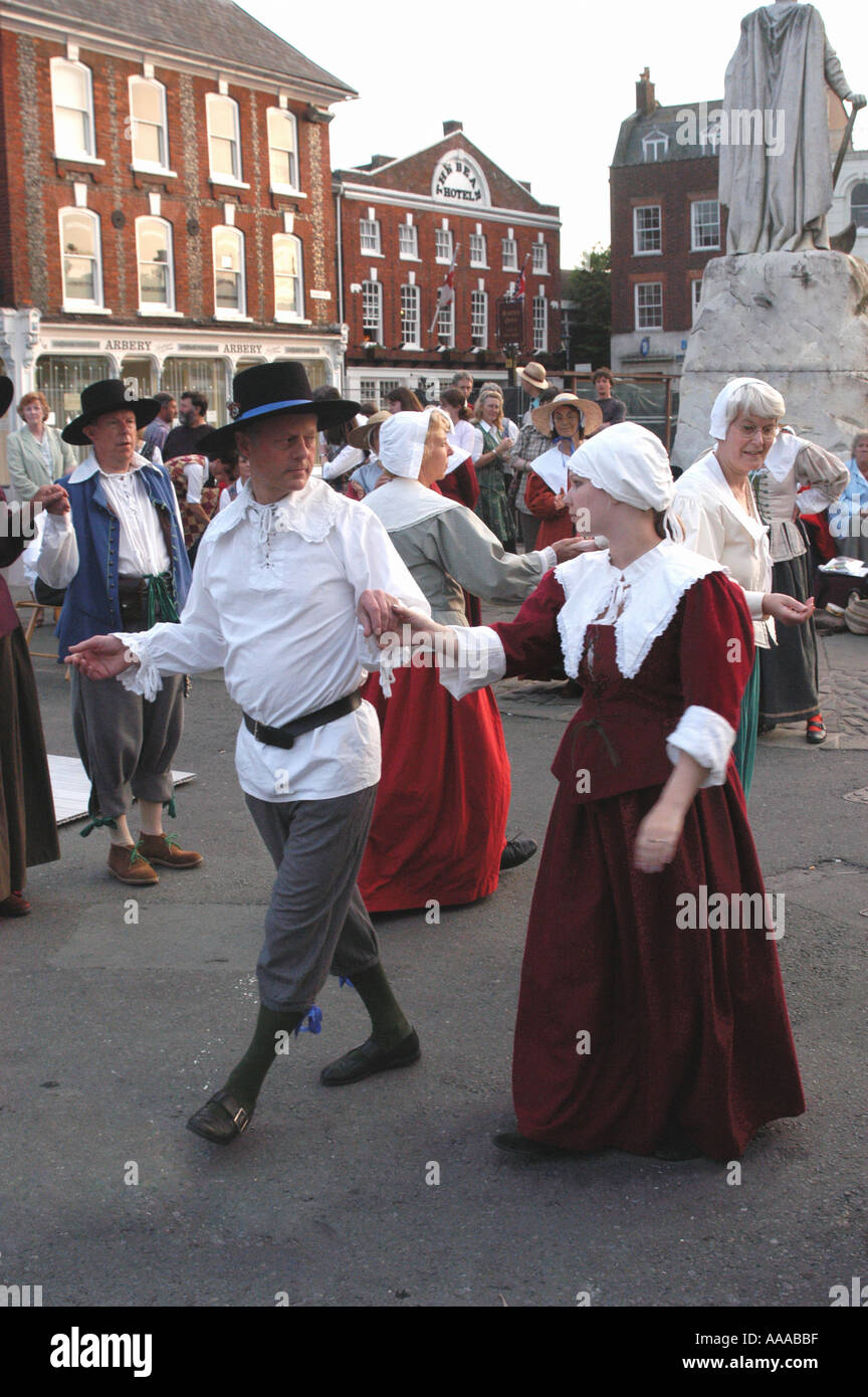 English country dancing at Wantage Oxfordshire Stock Photo - Alamy