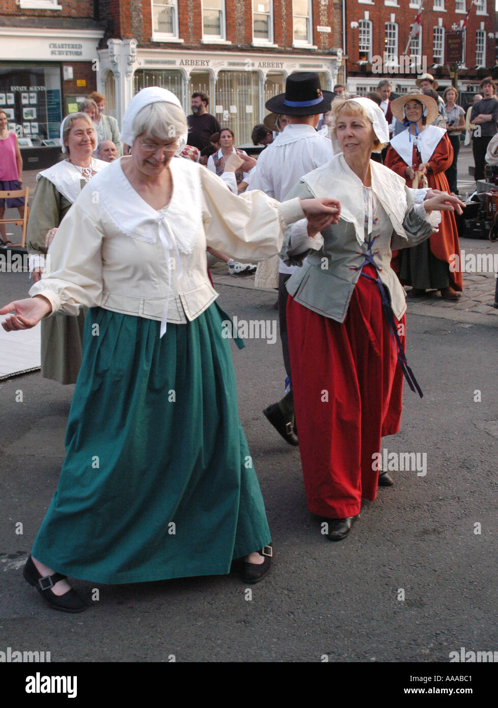 English country dancing at Wantage Oxfordshire Stock Photo - Alamy