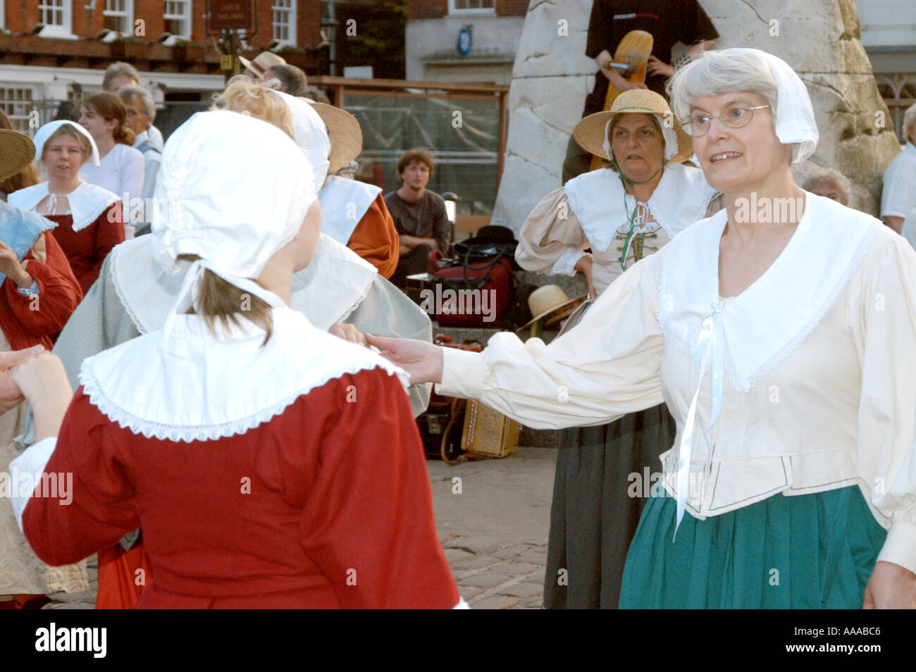English country dancing at Wantage Oxfordshire Stock Photo - Alamy