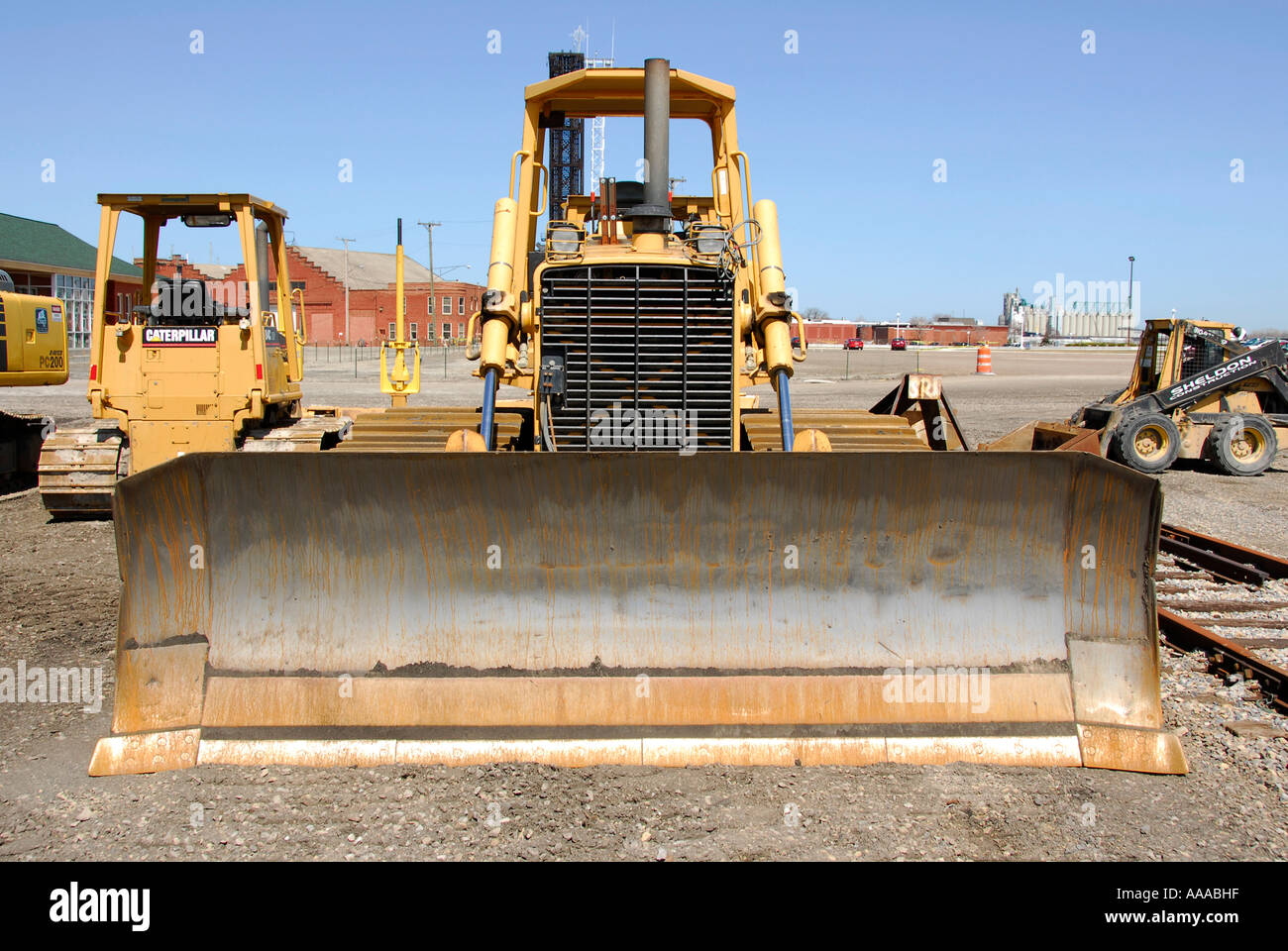Bull Dozer Heavy duty construction equipment use for building ...
