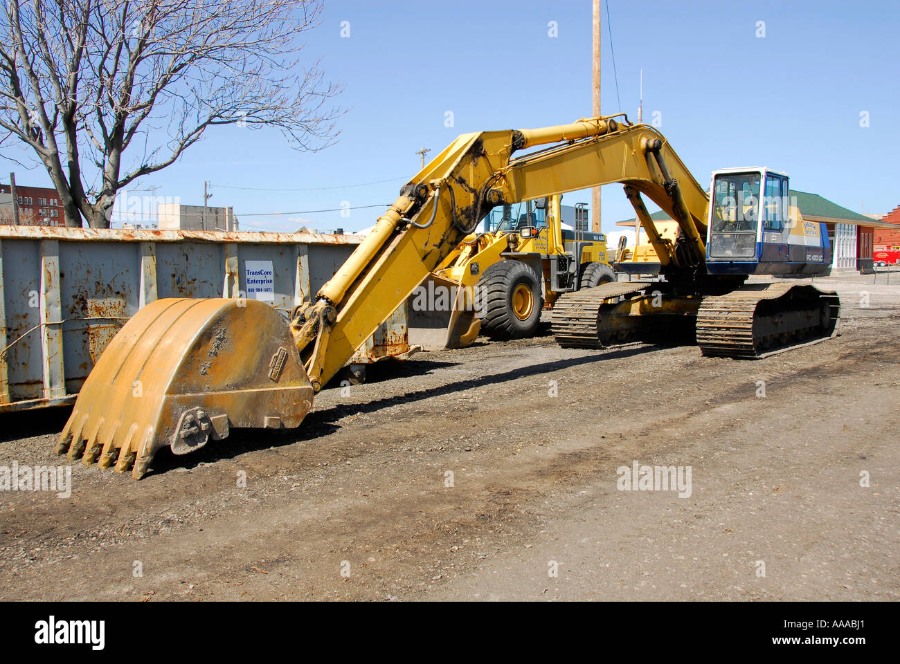 Crane excavator steam shovel Heavy duty construction equipment use for ...