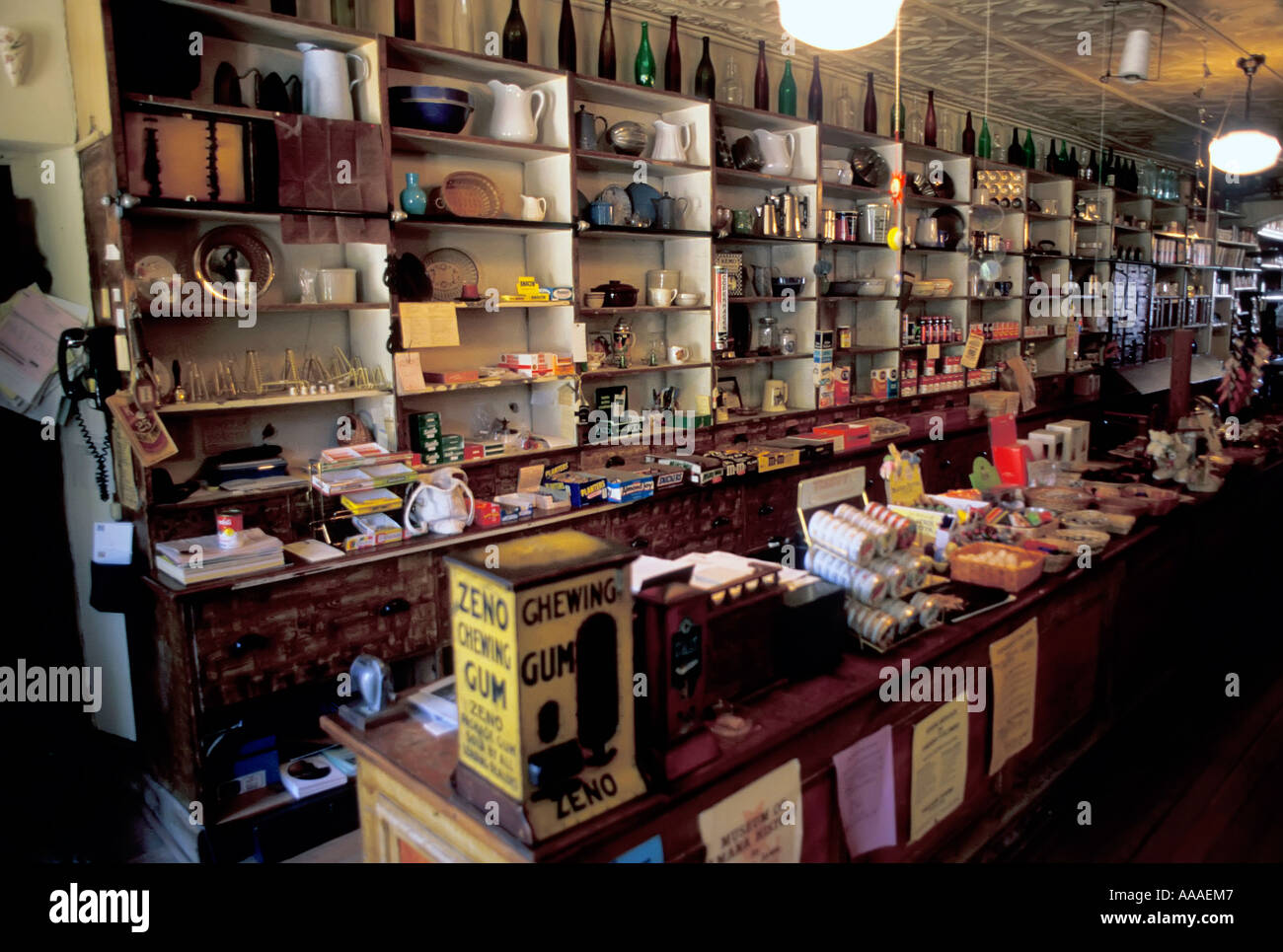 Old time general store in High Amana in the Amana Colonies Iowa IA ...