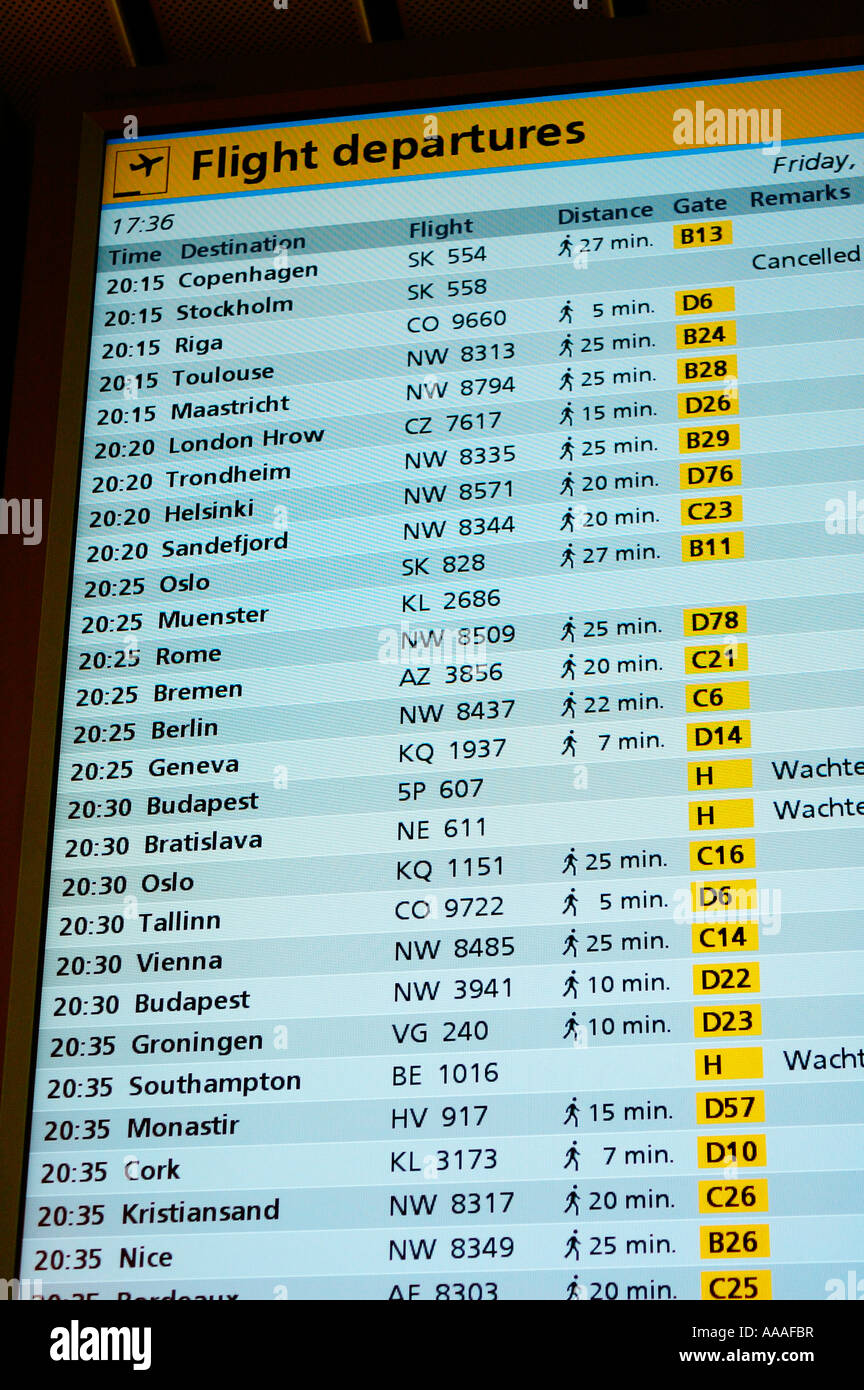 Flight departures board hi-res stock photography and images - Alamy