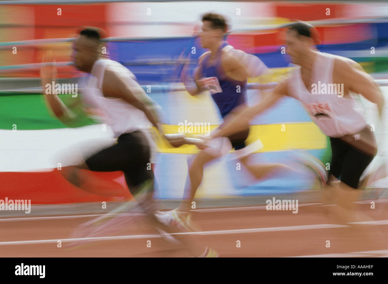 Group of runners profile hi-res stock photography and images - Alamy