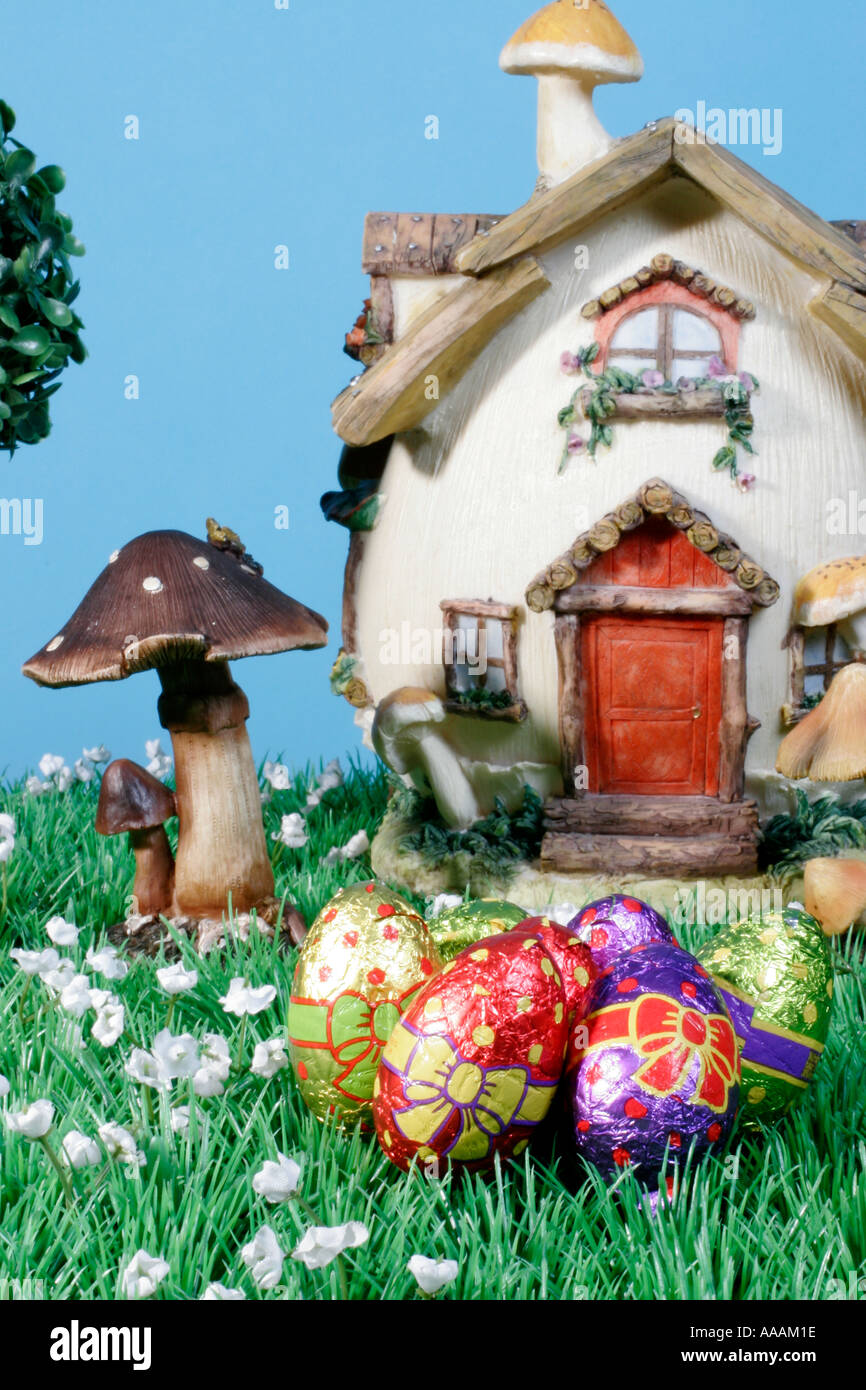 Home Easter bunny Stock Photo - Alamy