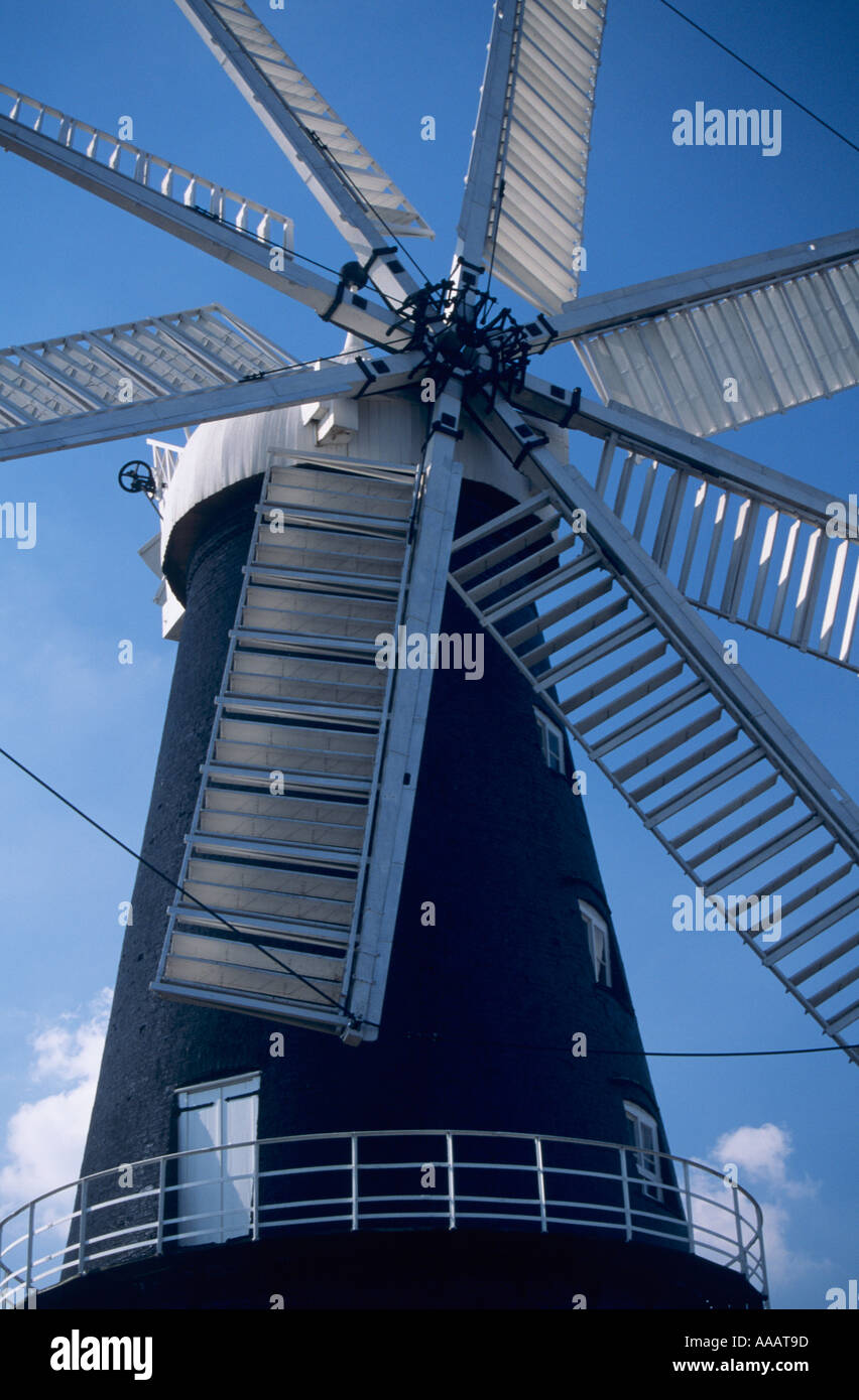 Heckington Windmill Lincolnshire England Stock Photo - Alamy