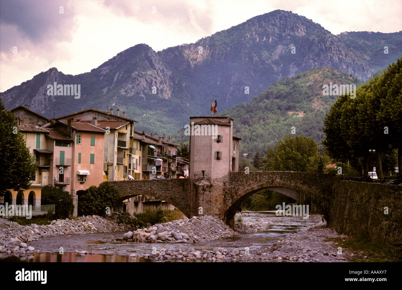 Sospel in the French Maritime Alps, near Nice Stock Photo - Alamy