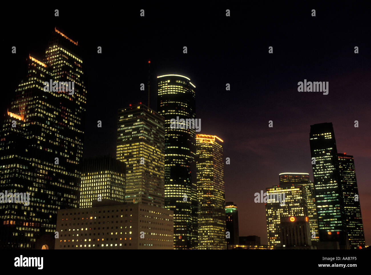 Houston texas city skyline hi-res stock photography and images - Alamy