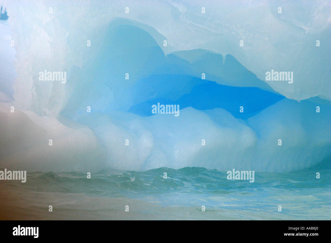 Exquisitely beautiful color of an Antarctic Iceberg Stock Photo - Alamy