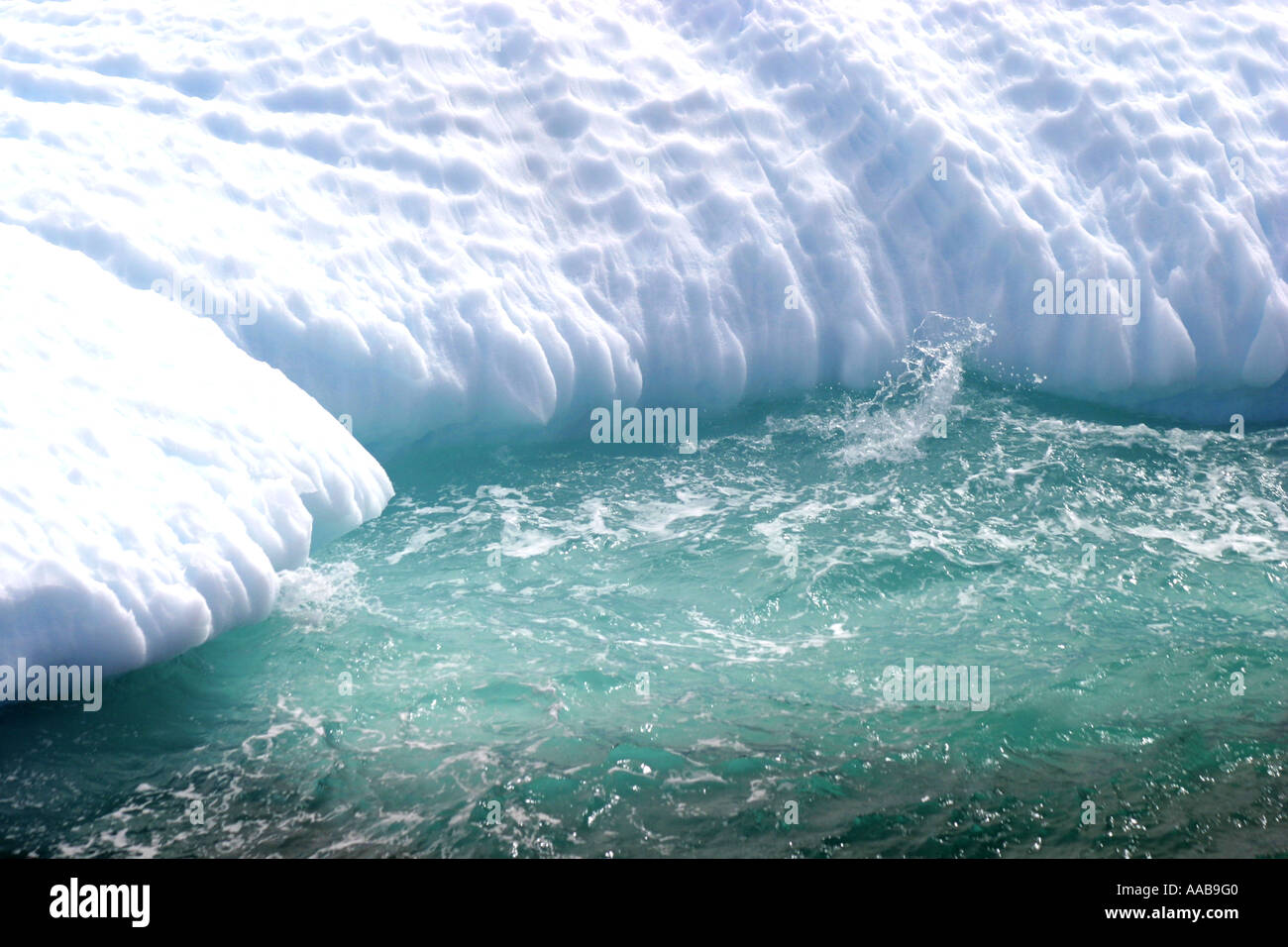 Under the Iceberg 7/8 of its curves of sculptured ice are shaped by ...