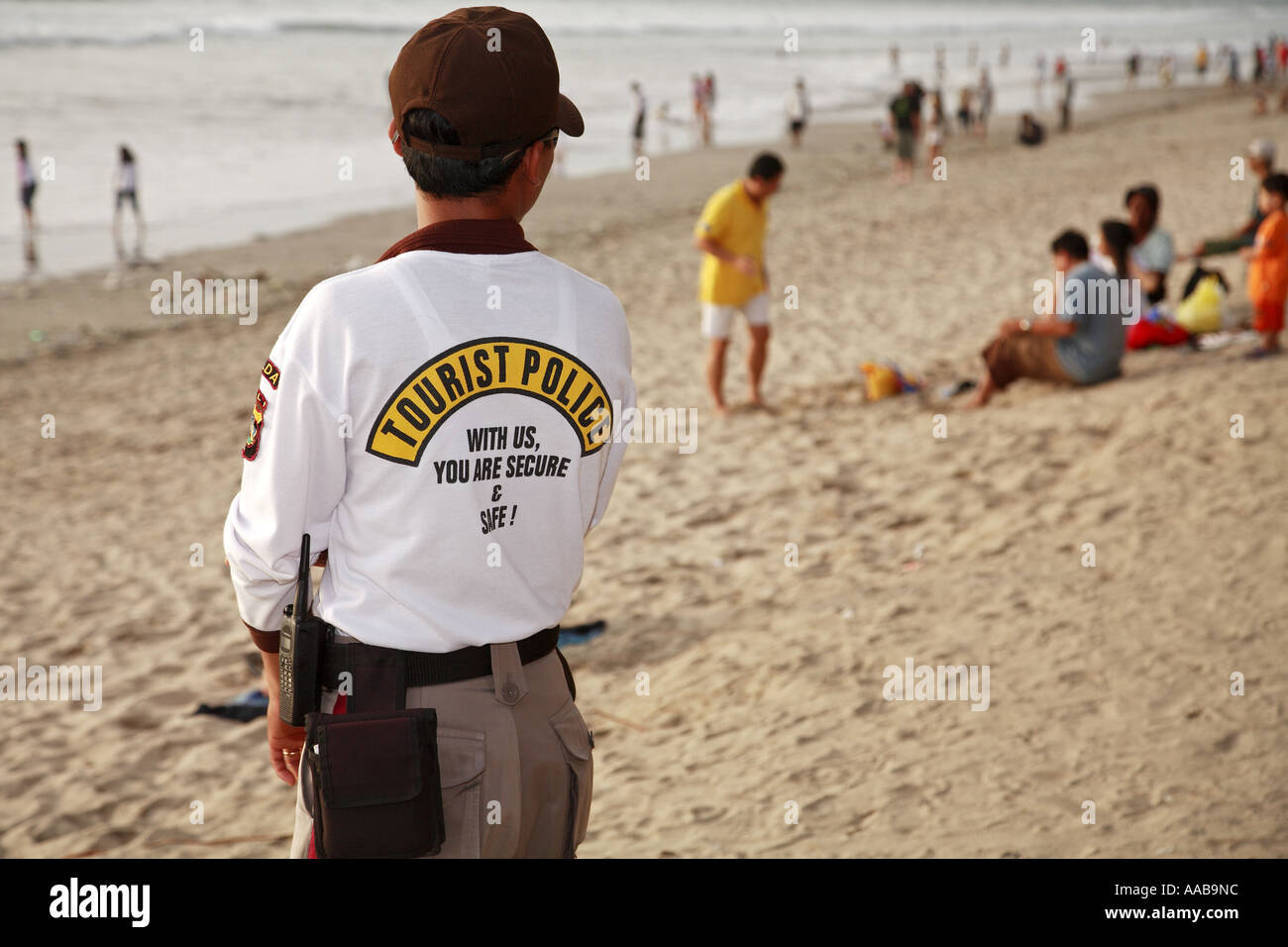 Tourist Police, Kuta, Bali, Indonesia Stock Photo - Alamy