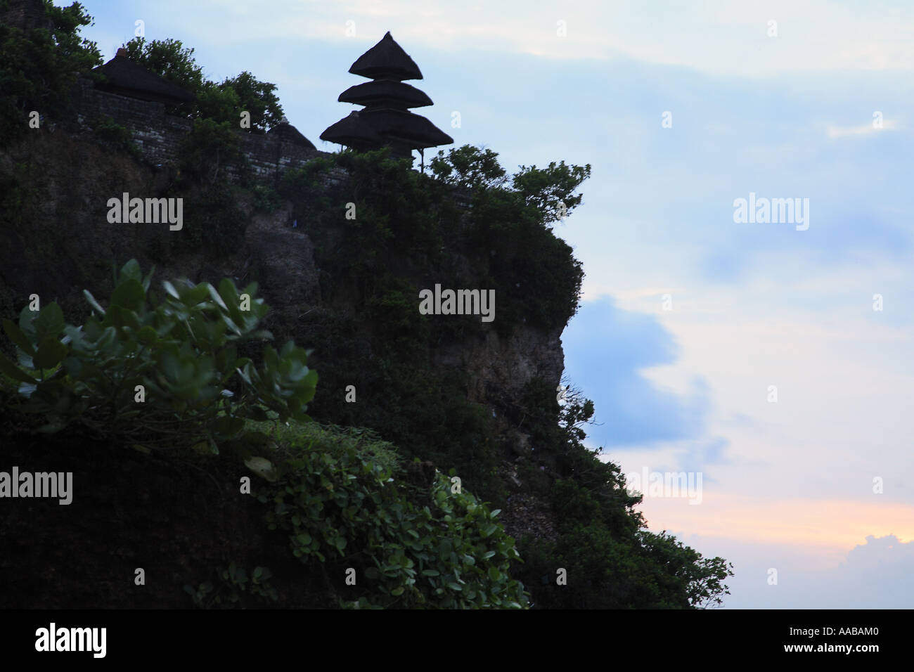 At ulu watu temple at sunset hi-res stock photography and images - Alamy