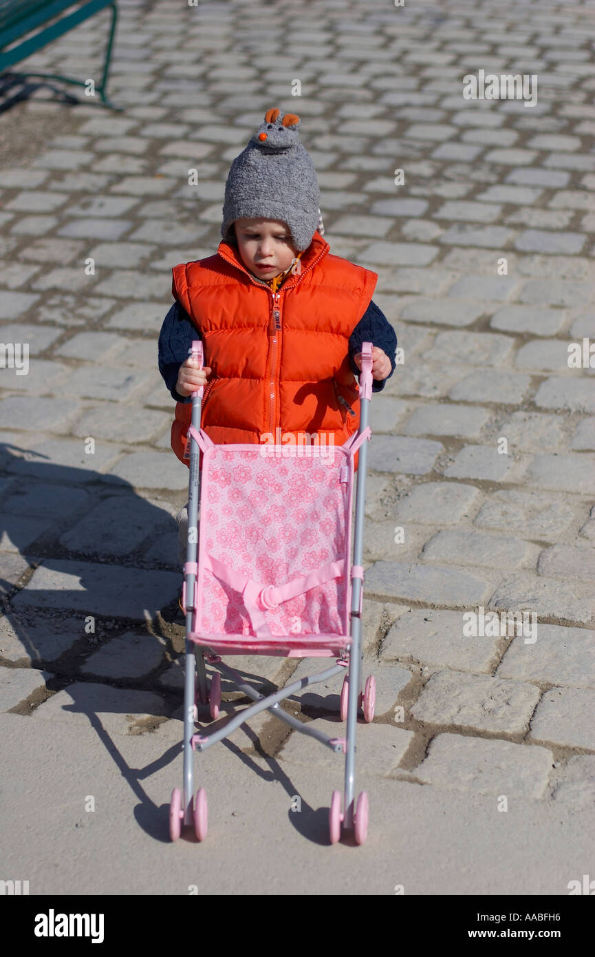 baby with buggy Stock Photo - Alamy