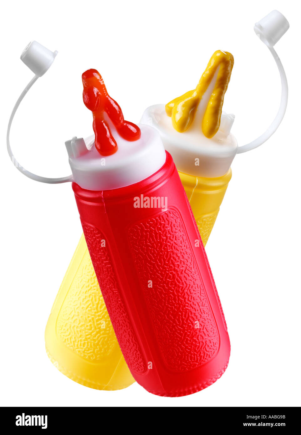 PLASTIC SAUCE BOTTLES Stock Photo - Alamy