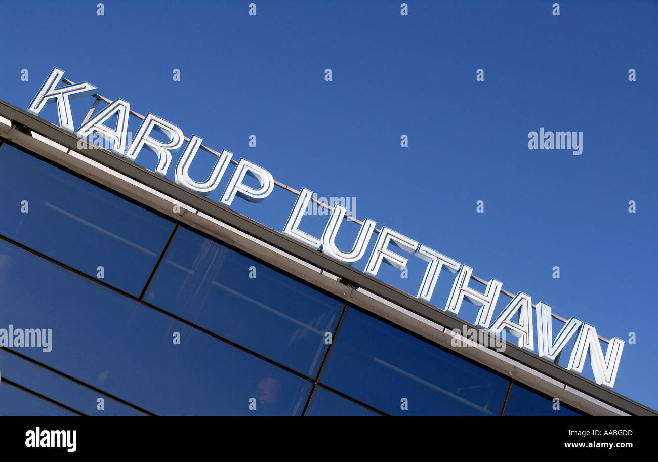 Karup airport Denmark Jutland Stock Photo - Alamy