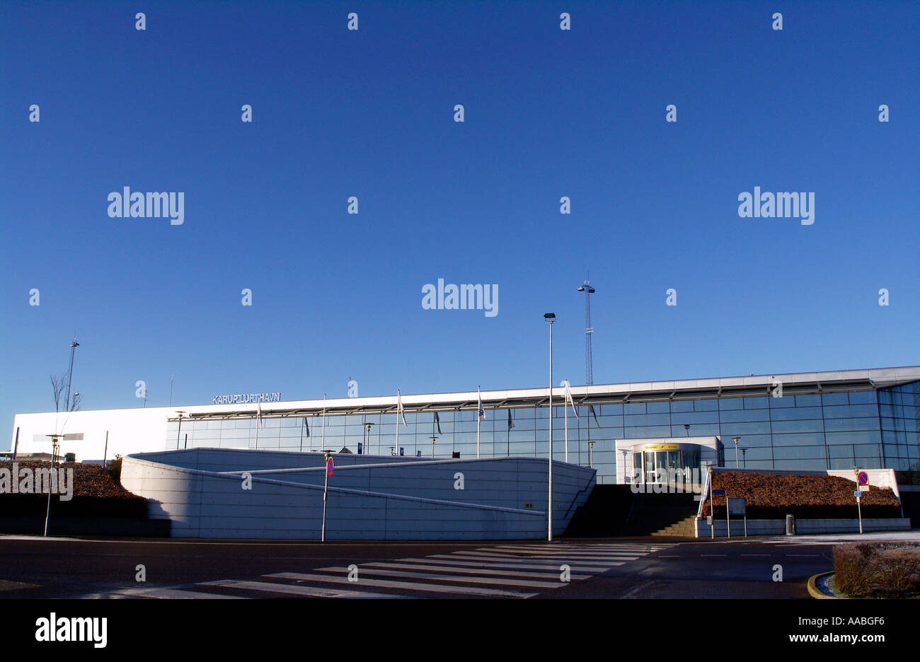 Karup airport Denmark Jutland Stock Photo - Alamy