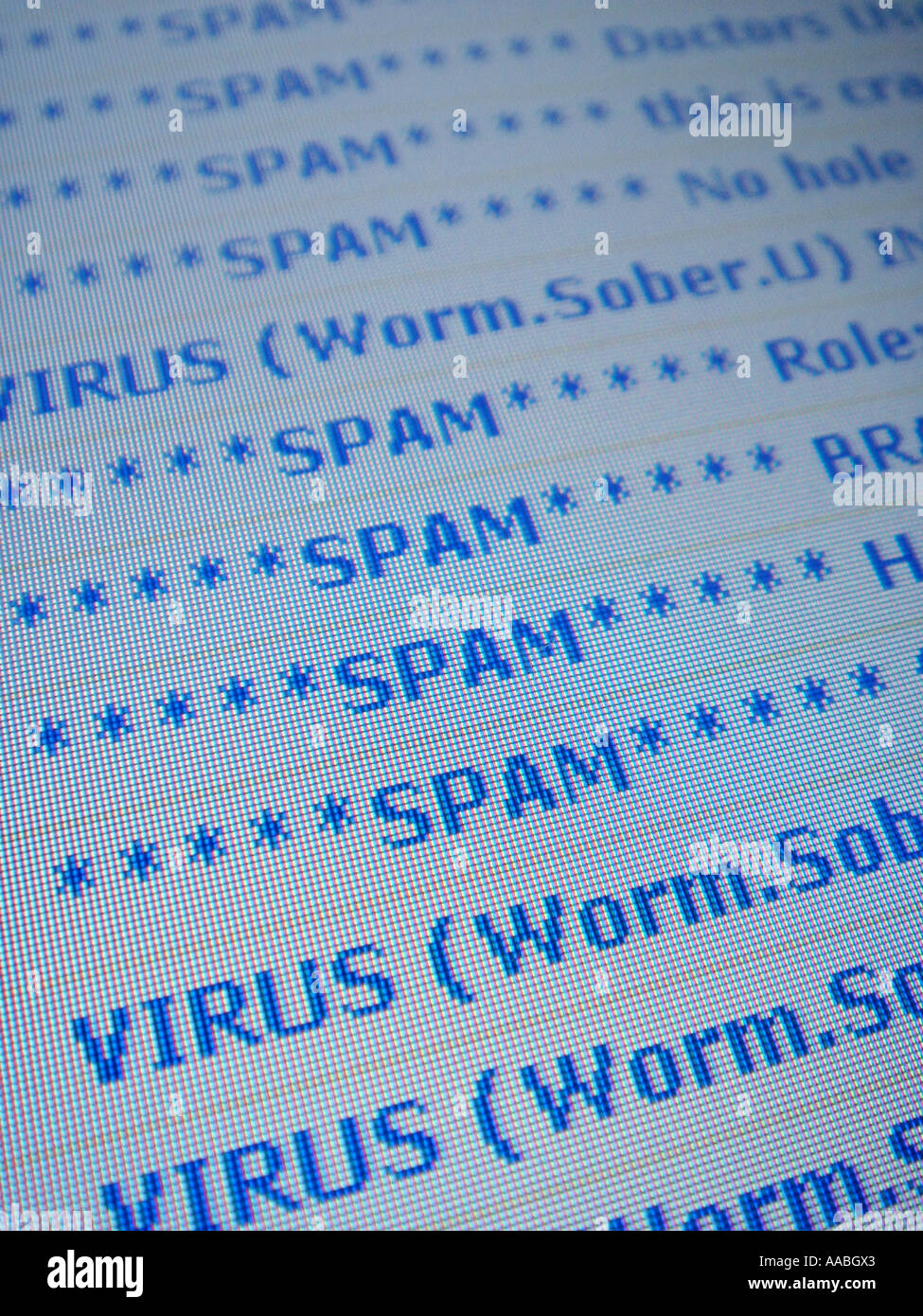 spam e-mail account Stock Photo - Alamy