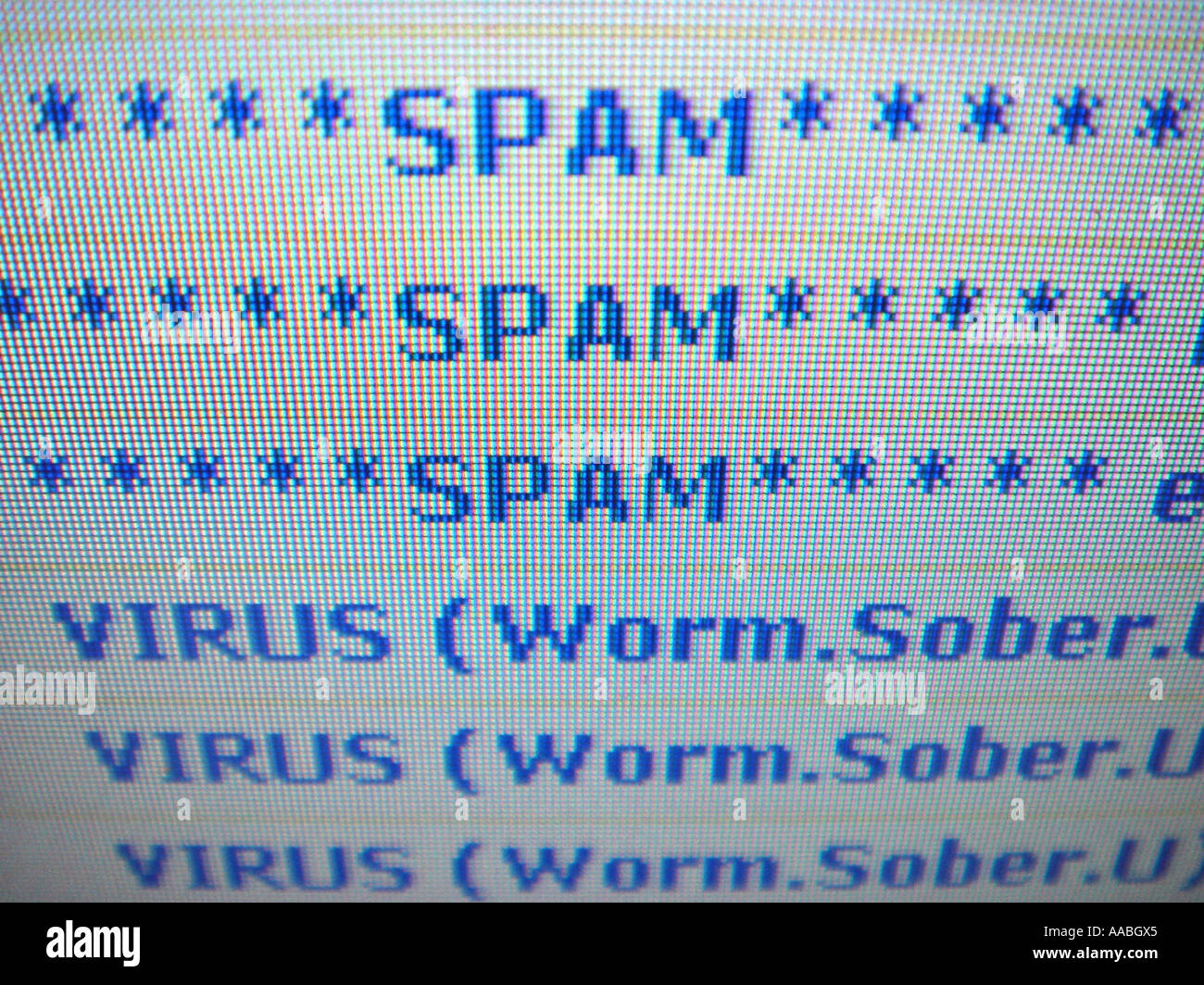 spam e-mail account Stock Photo - Alamy