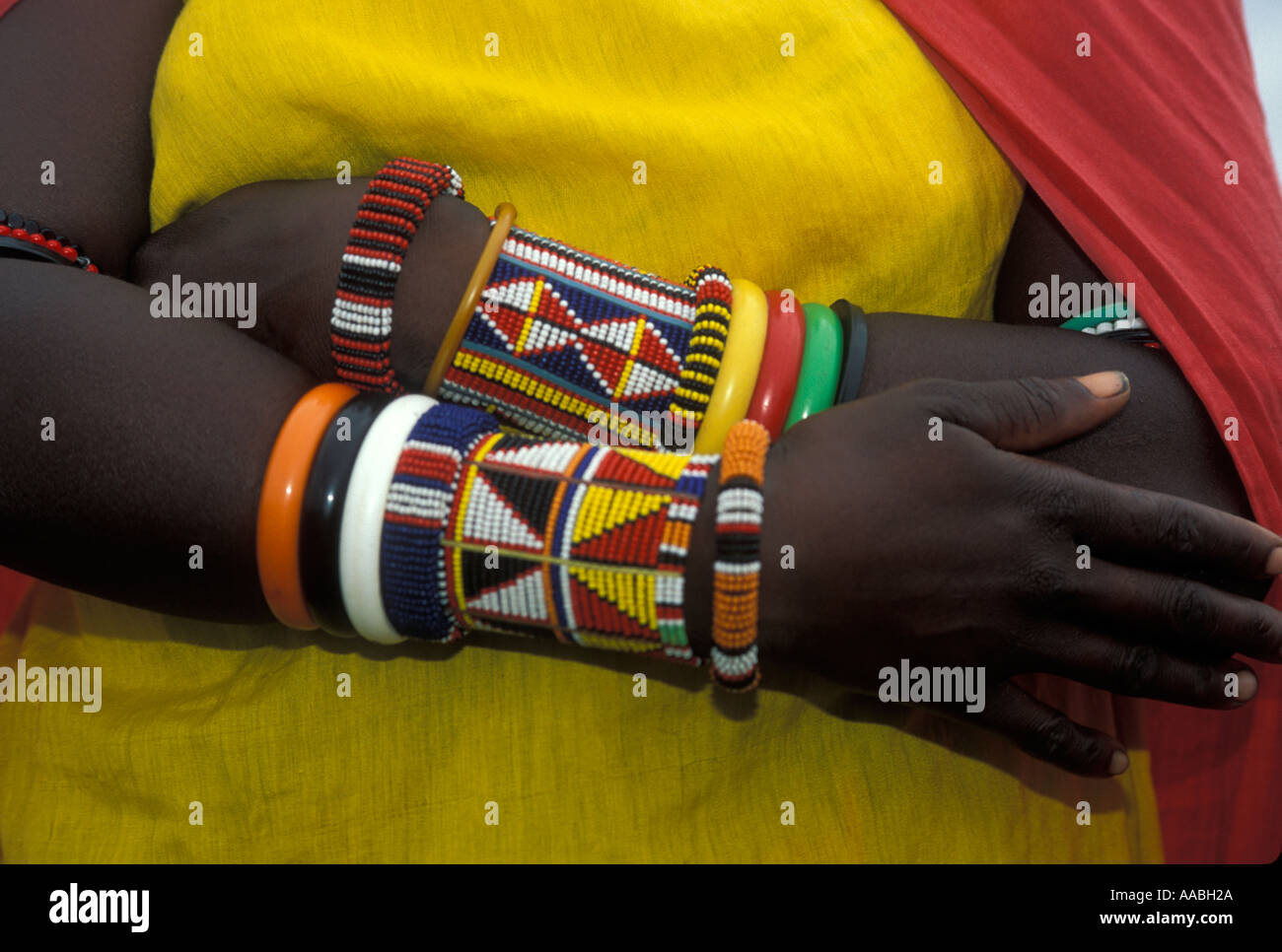 Ethnic beads identification color recognition hi-res stock photography ...