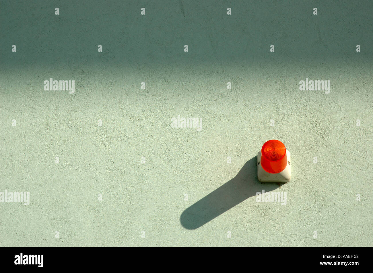 warning light of an alarm device Stock Photo - Alamy