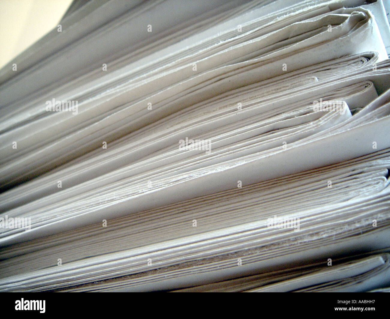 old newspaper paper pack Stock Photo - Alamy