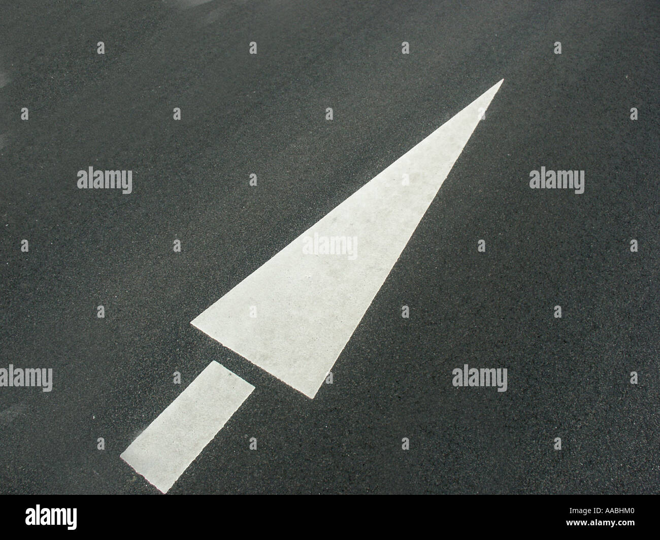 directional arrow of a road marking Stock Photo - Alamy