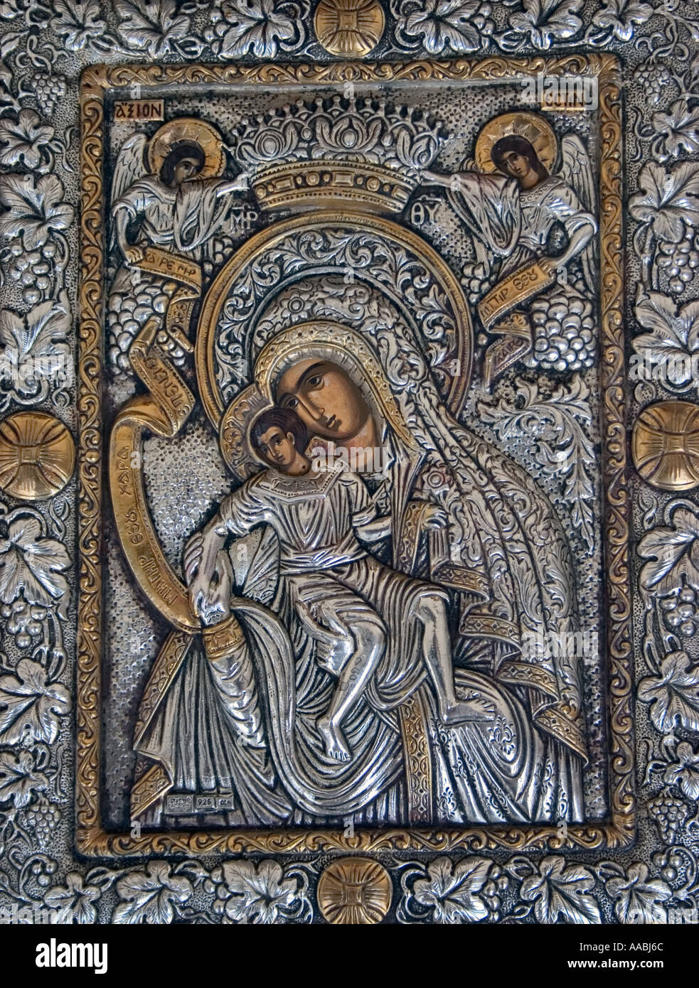 picture of Virgin Mary with Christ Stock Photo - Alamy