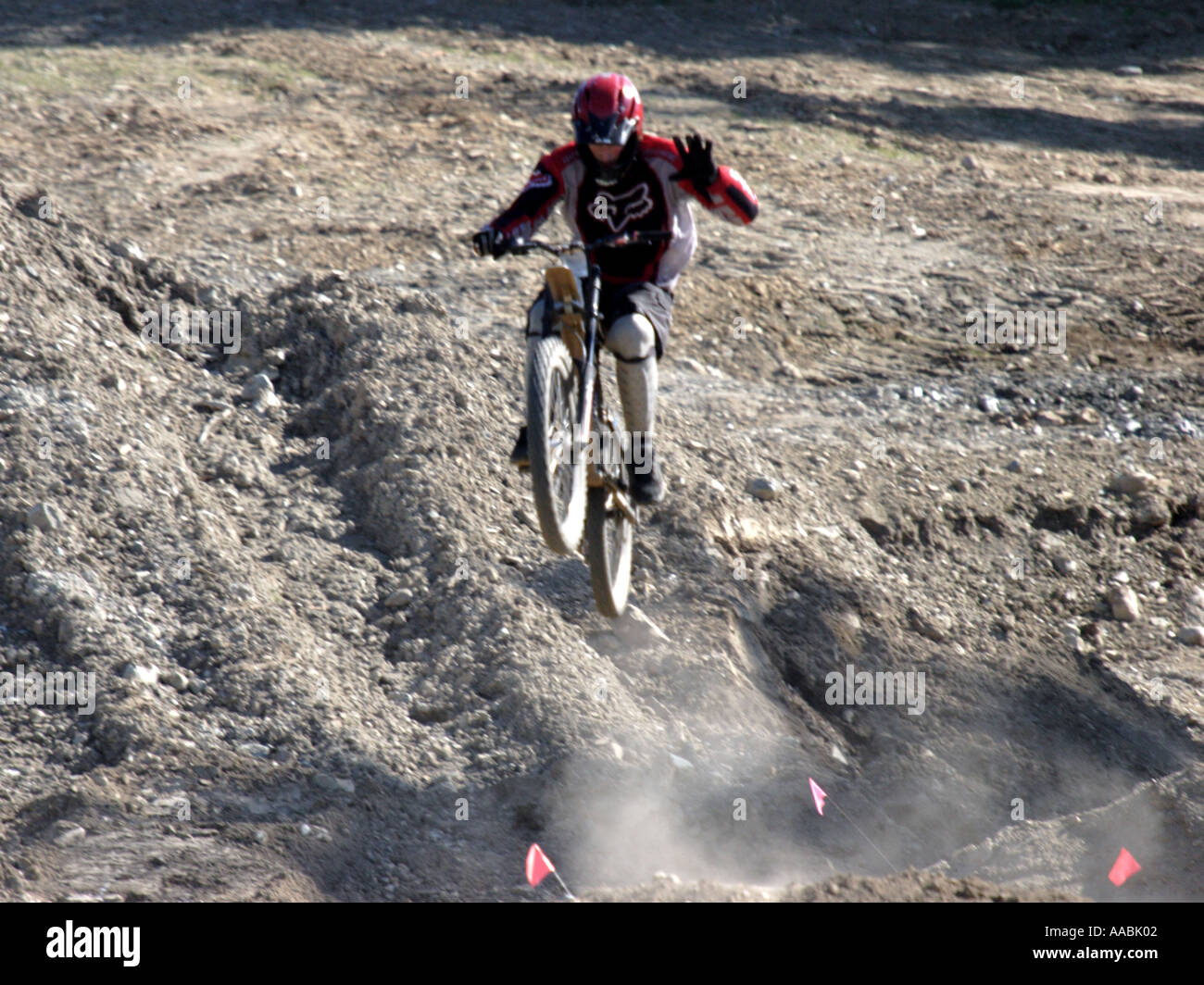 Mountain bike jumping at Whistler Bike Park Ski Resort in Whistler ...