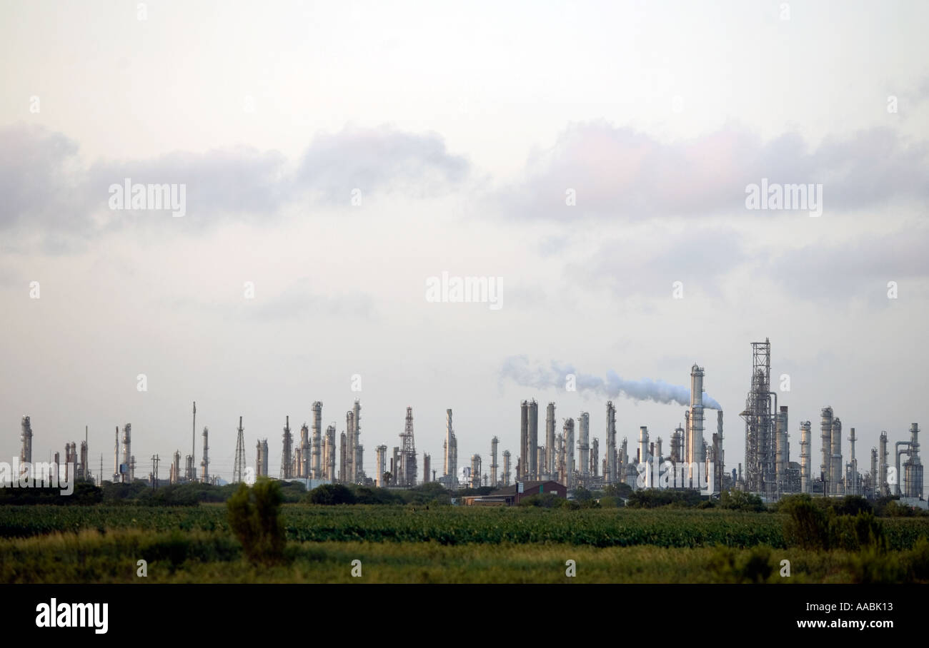 Petroleum refinery near Corpus Christi Texas Stock Photo - Alamy
