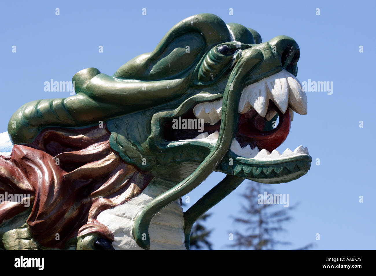 Figurehead from Empress of Japan Ship in Stanley Park Vancouver British ...