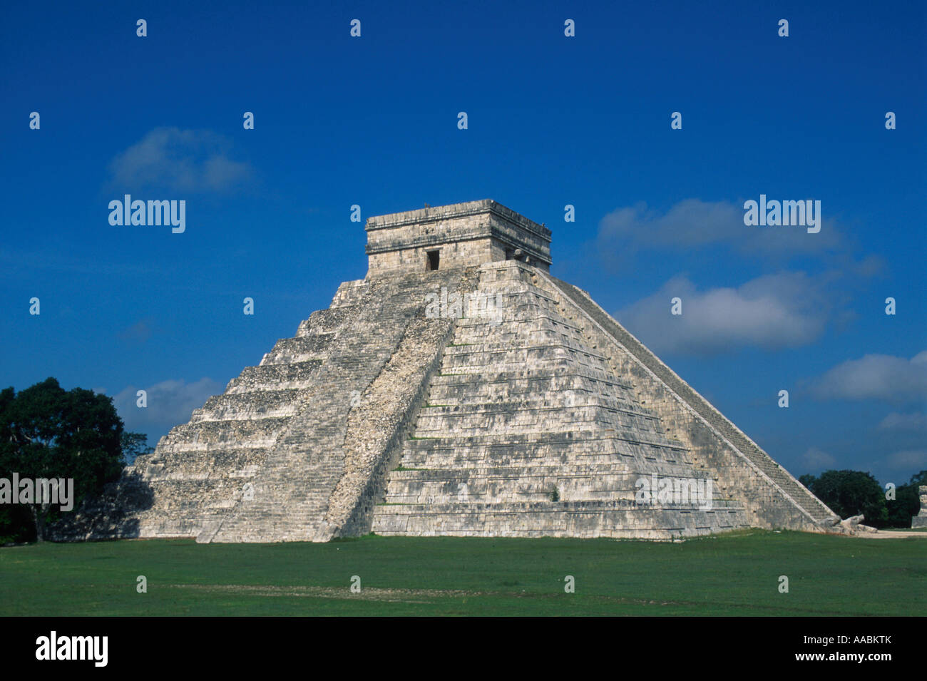 The Pyramid of Kukulcan also known as El Castillo at Chichen Itza Stock ...
