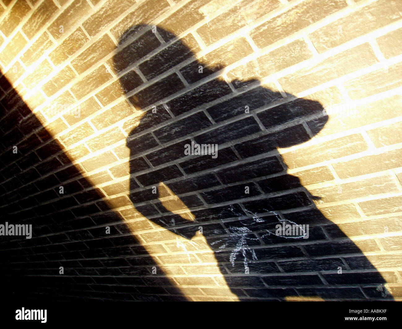 anonymous shadow of a woman Stock Photo - Alamy