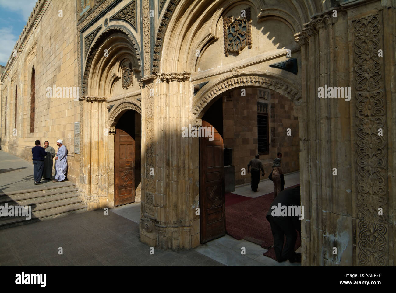 Gate of the Barbers, entrance to Al-Azhar mosque, Islamic Cairo, Egypt ...