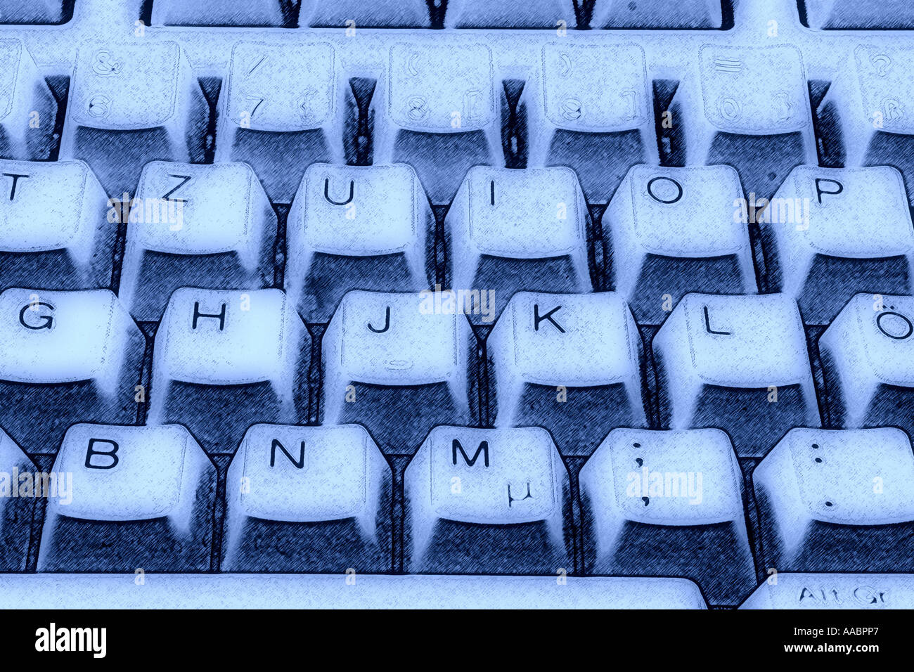 PC keyboard, graphic Stock Photo - Alamy