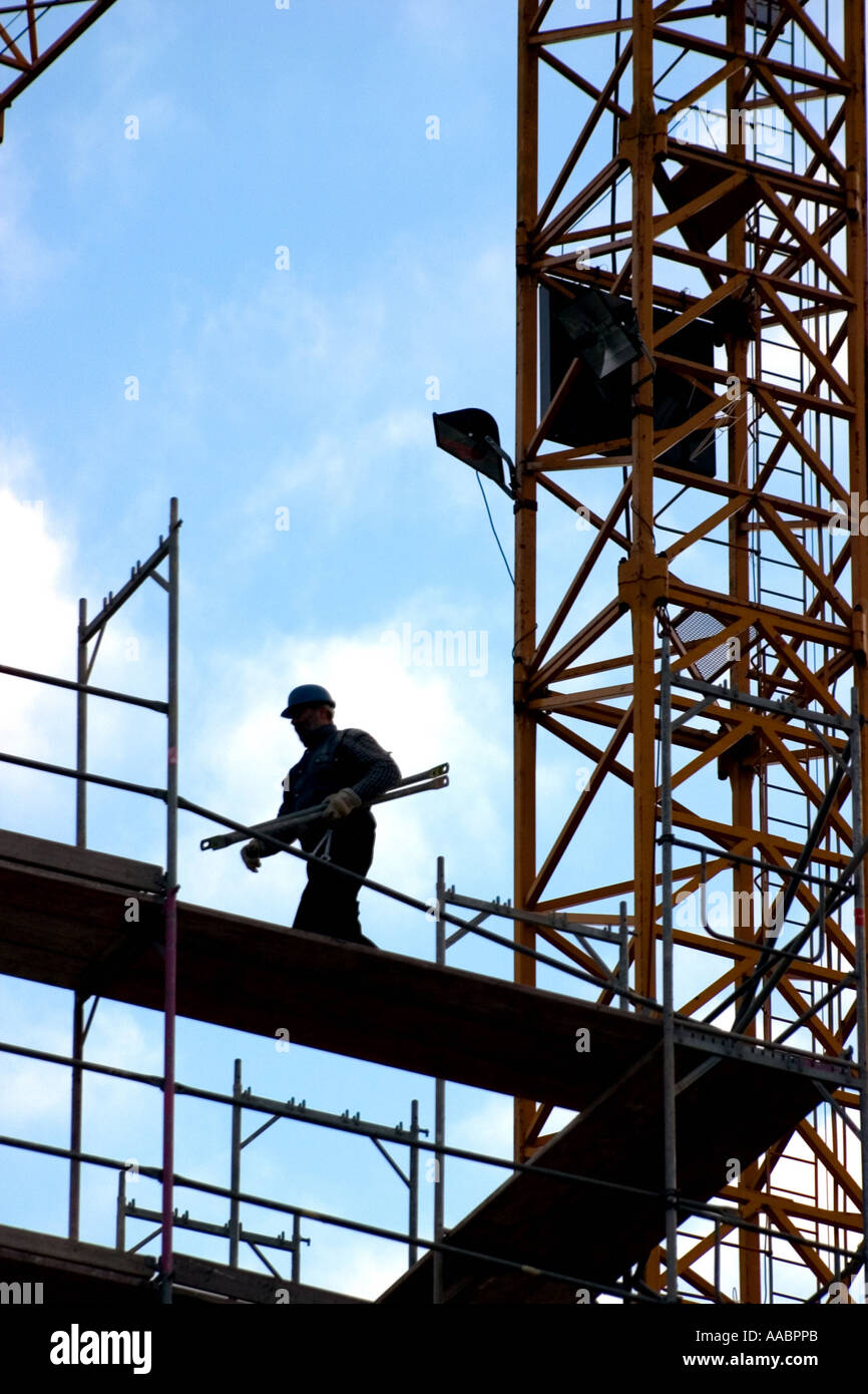 building worker;construction worker Stock Photo - Alamy