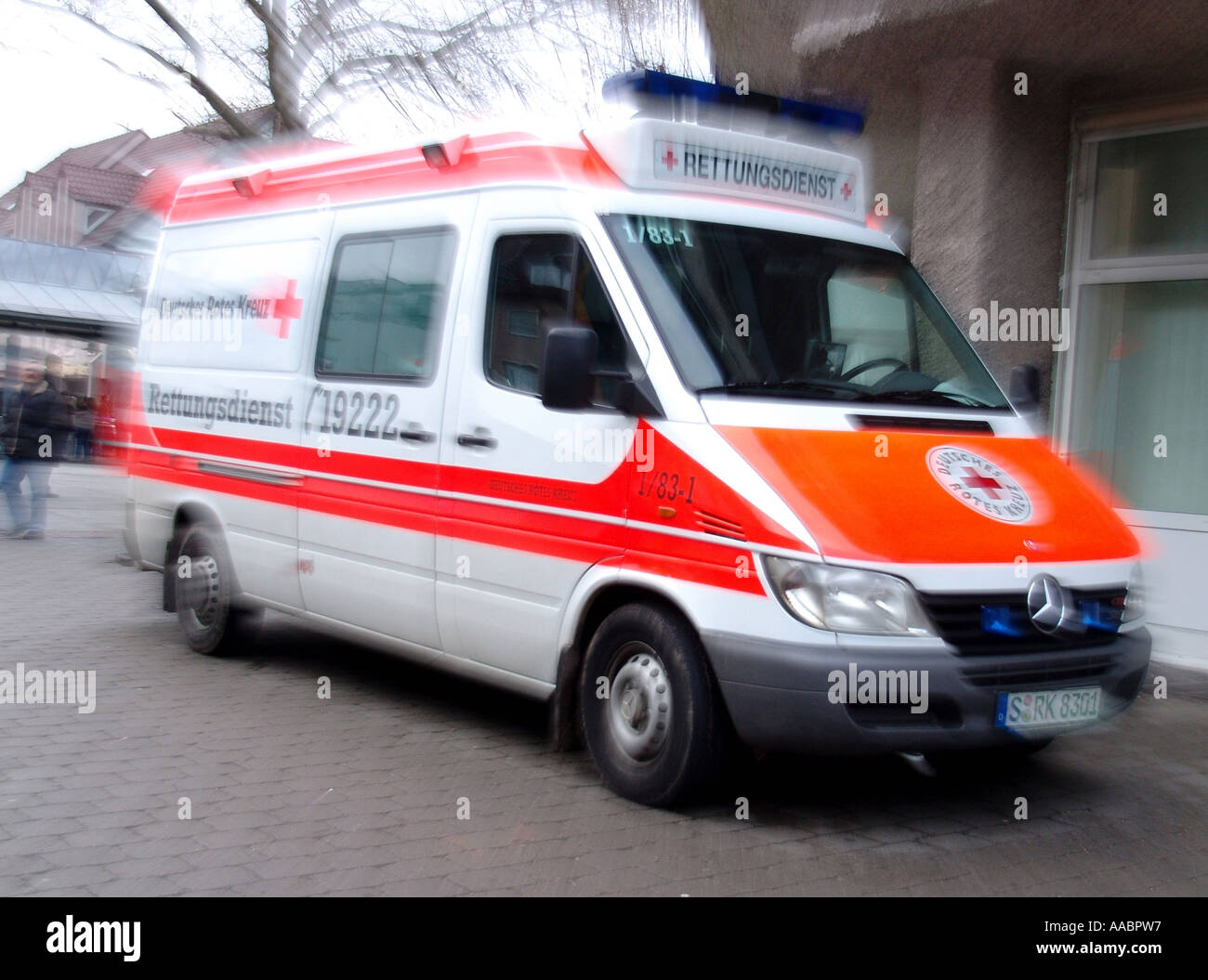 ambulance of the German red cross Stock Photo - Alamy